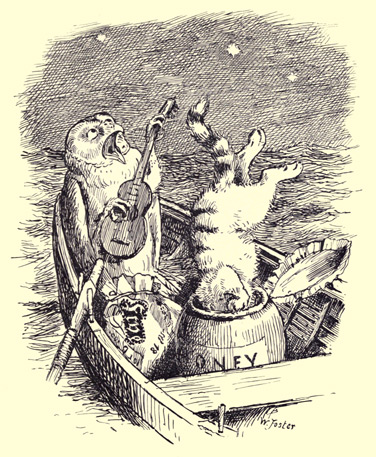 EDWARD LEAR, "The Owl and the Pussy Cat"